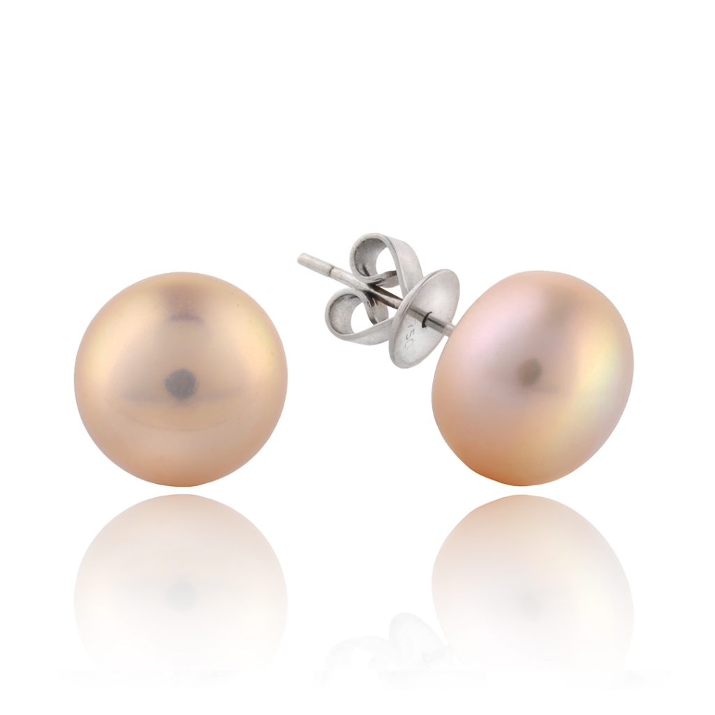 MINĐUŠE OD BELOG ZLATA SA BISEROM - Zlatara Celesta Beograd